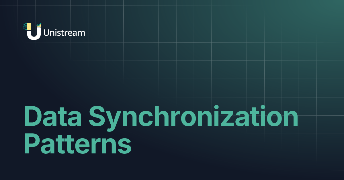 Data Synchronization Patterns | Unistream Docs