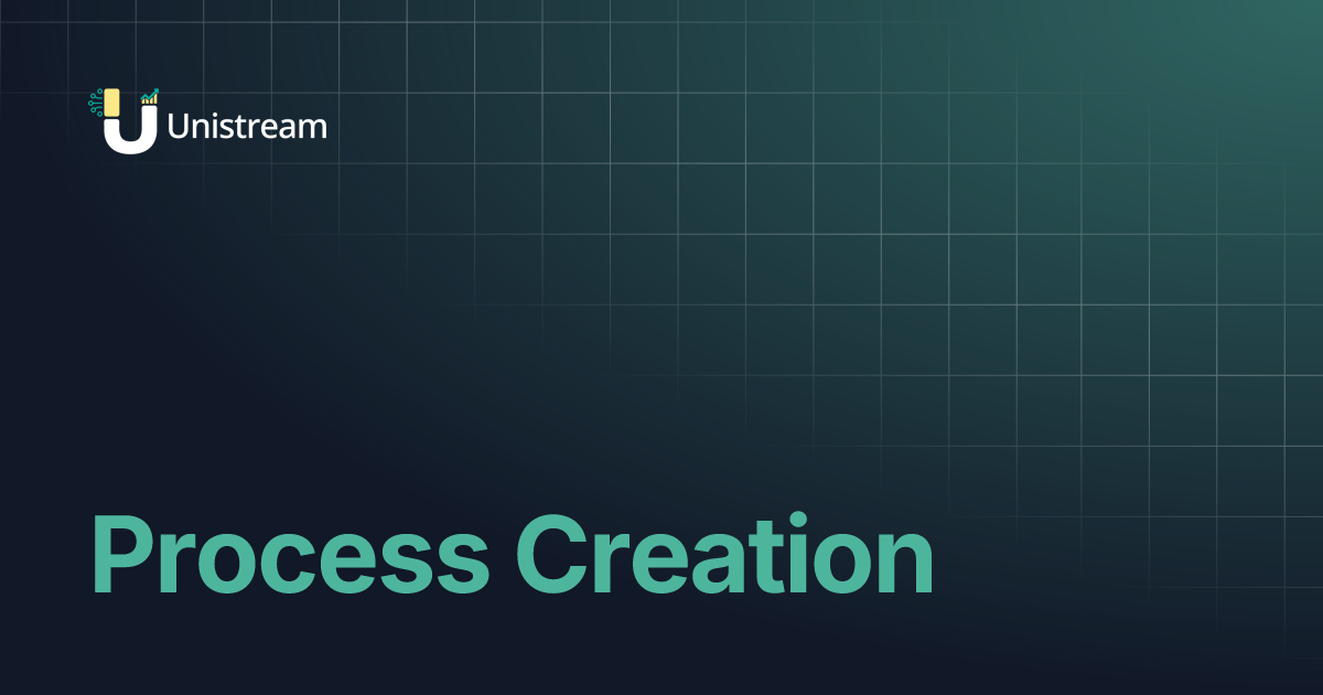 Process Creation | Unistream Docs